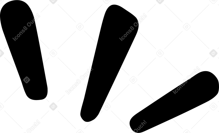 Comic expression lines PNG, SVG