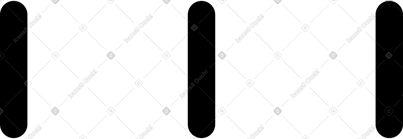 Three lines of motion PNG, SVG