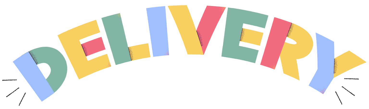 Lettering delivery Illustration in PNG, SVG