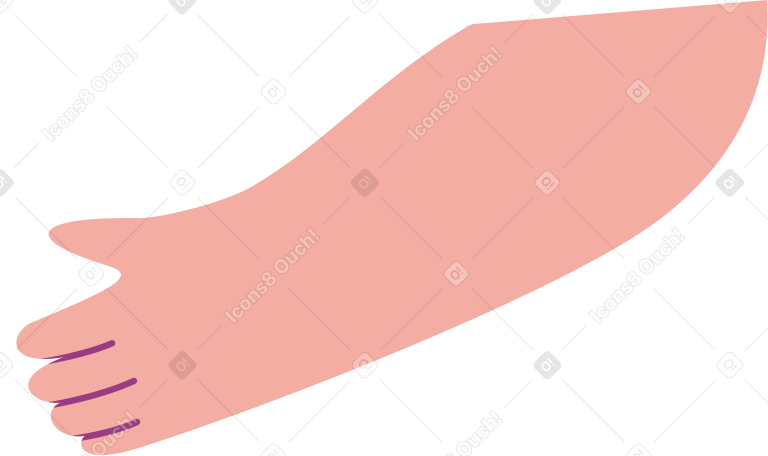 Girl's hand Illustration in PNG, SVG