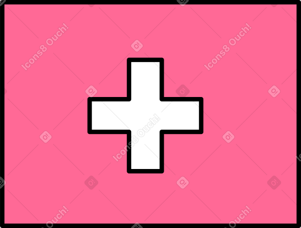 Pink first aid kit Illustration in PNG, SVG