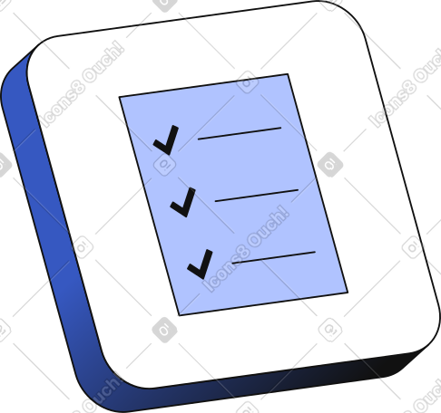 Checklist icon PNG, SVG