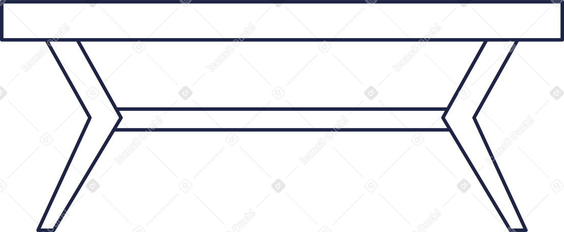 Table line Illustration in PNG, SVG