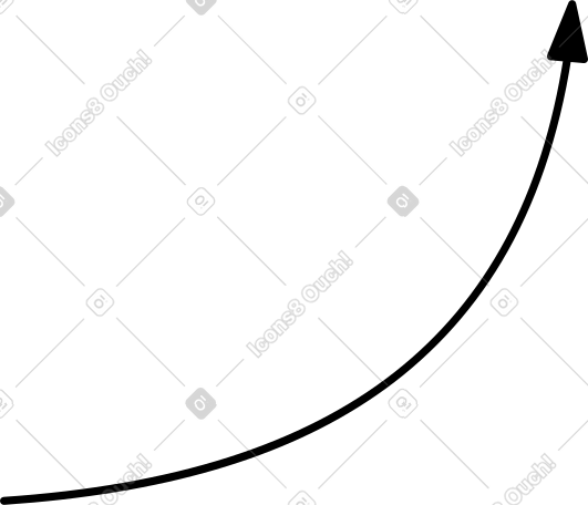 Growth arrow PNG, SVG