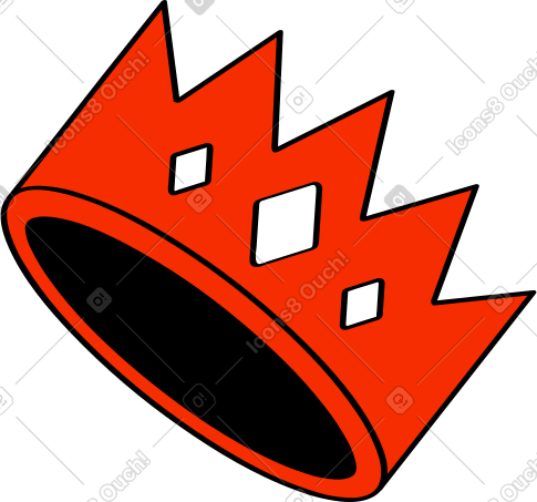 Crown animated illustration in GIF, Lottie (JSON), AE