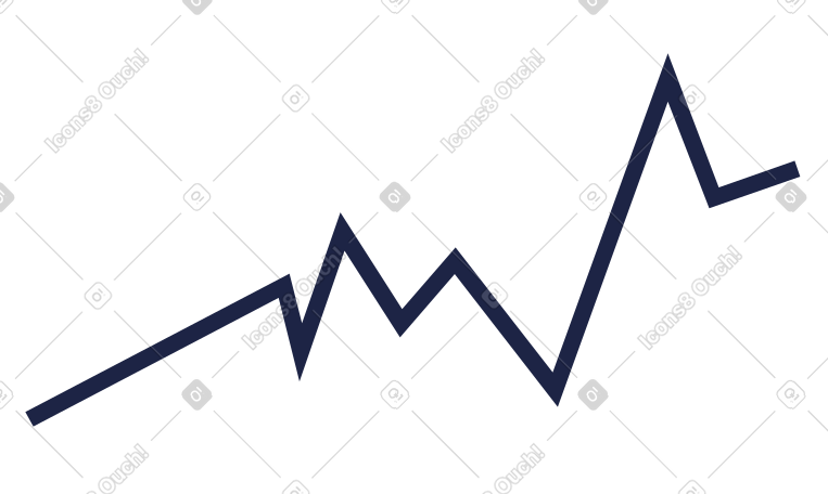Line graph PNG, SVG