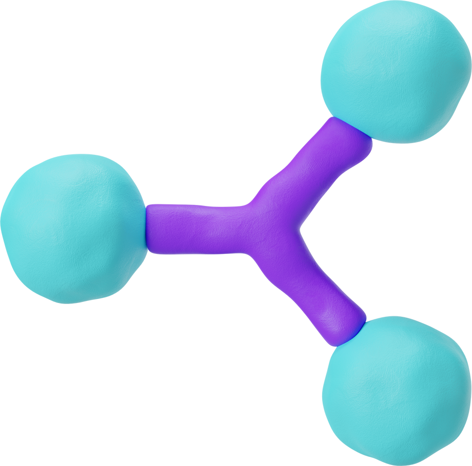 Blue connect symbol Illustration in PNG, SVG