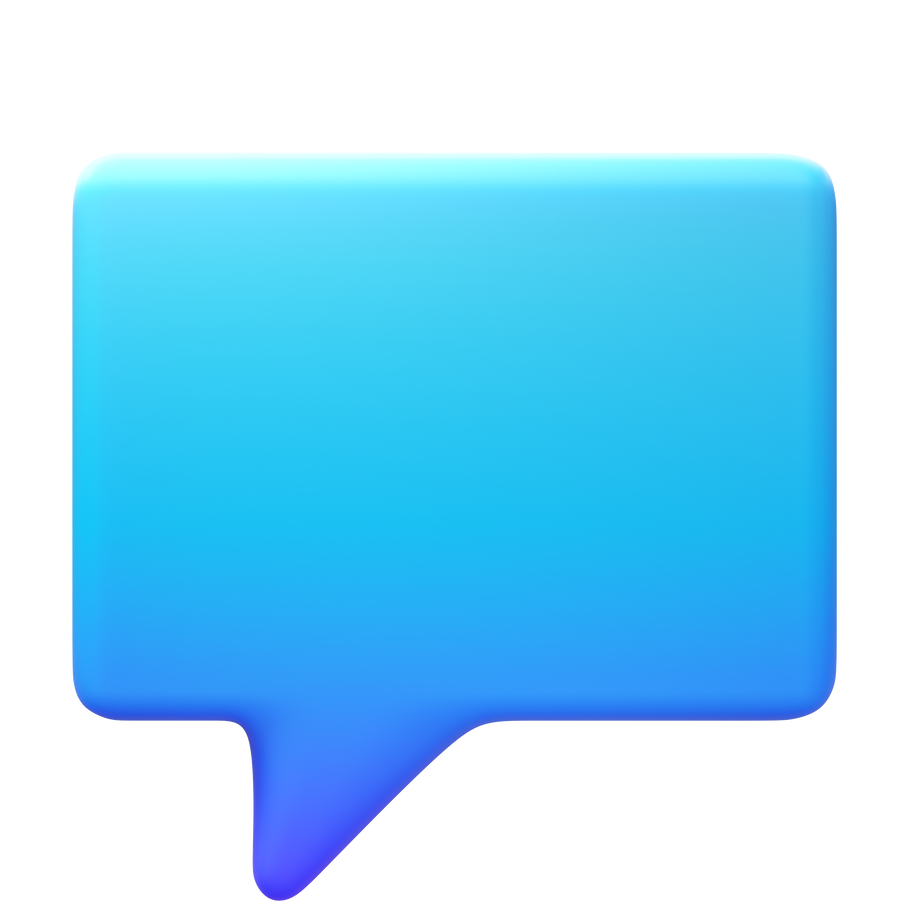 Square speech bubble Illustration in PNG, SVG