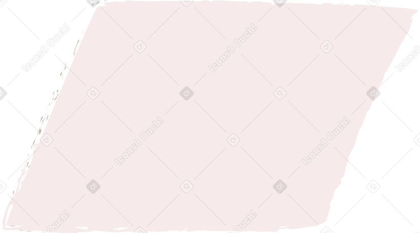 Light pink parallelogram Illustration in PNG, SVG