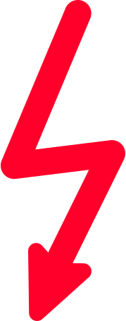 Red down arrow Illustration in PNG, SVG