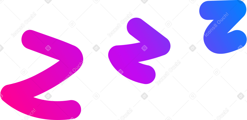 Sleep z Illustration in PNG, SVG