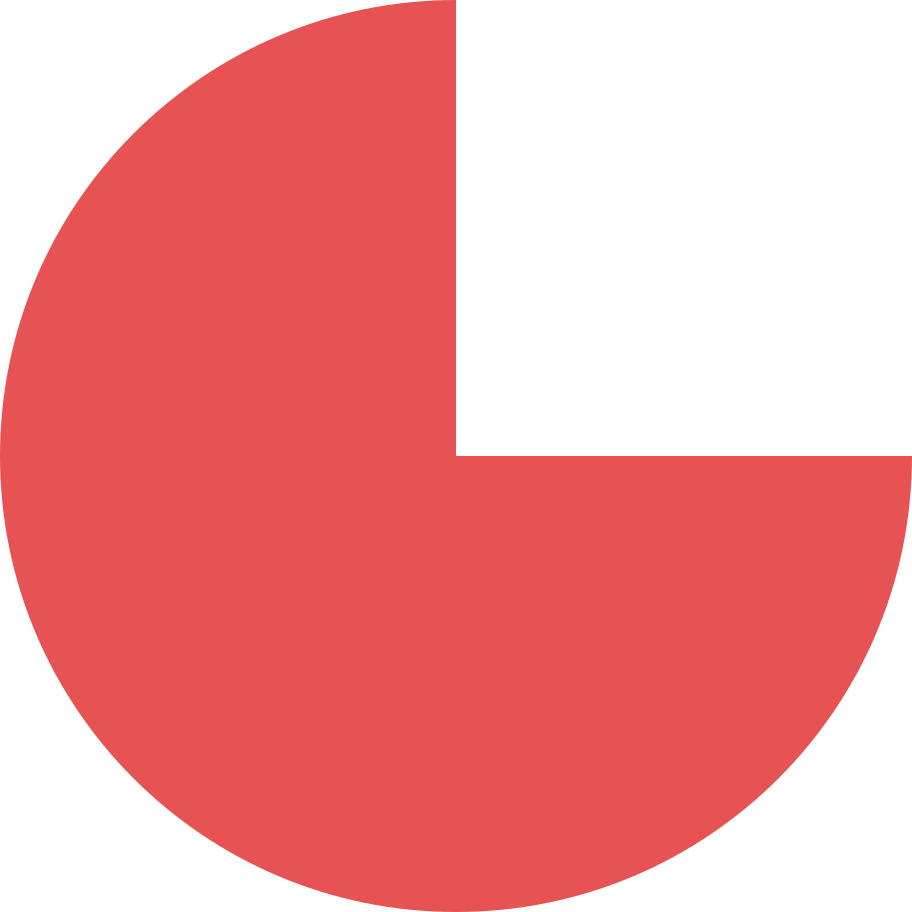 Red chart shape Illustration in PNG, SVG