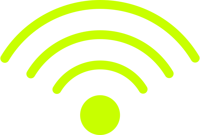 Green wi-fi icon Illustration in PNG, SVG