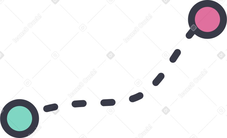 Path Illustration in PNG, SVG