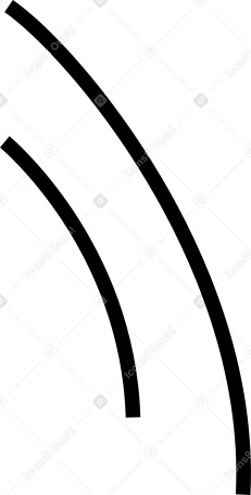Two lines PNG, SVG
