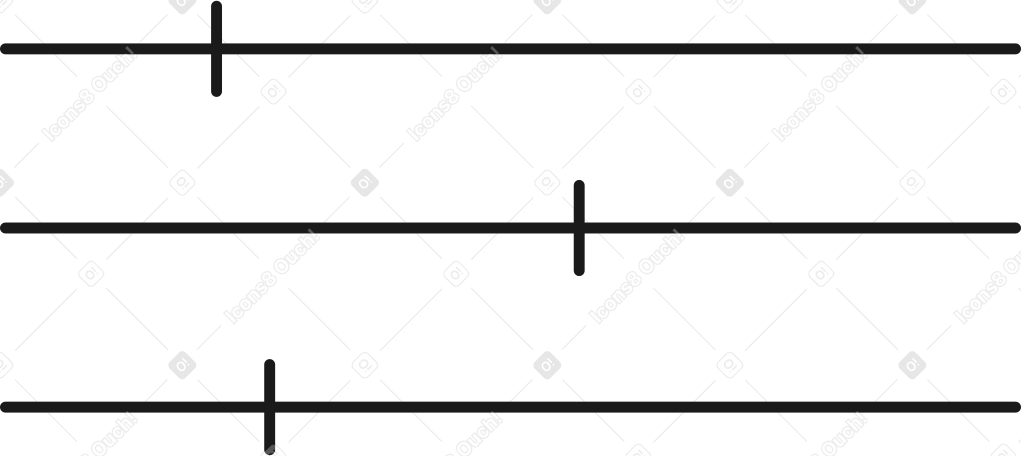 Control sliders Illustration in PNG, SVG