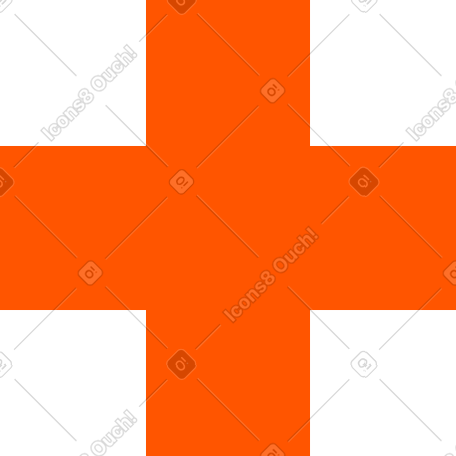 Symbole de la croix orange PNG, SVG
