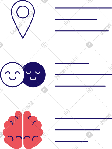 Customer segmentation and target audience animated illustration in GIF ...