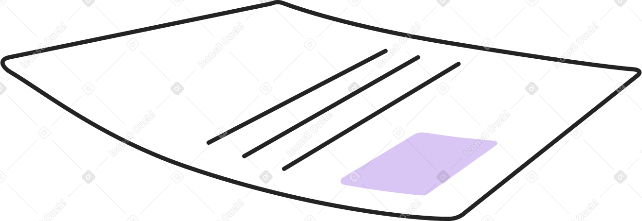 Paper sheet Illustration in PNG, SVG