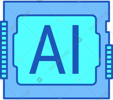 Artificial intelligence and robotics engineering PNG, SVG