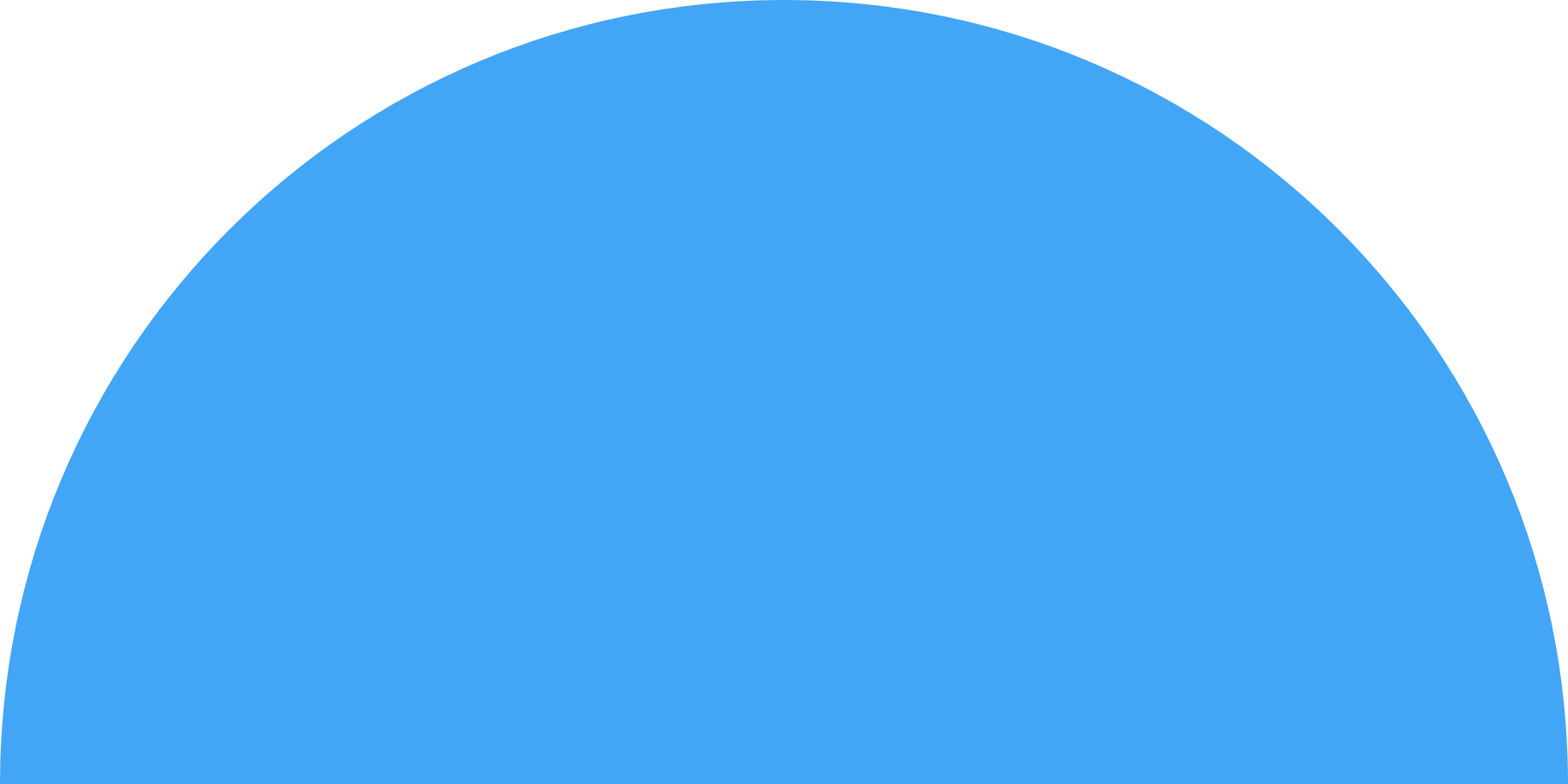 Semicircle blue Illustration in PNG, SVG