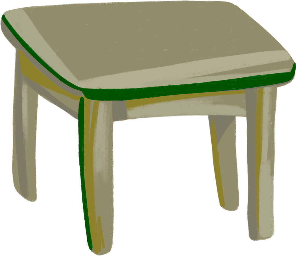 Table green Illustration in PNG, SVG