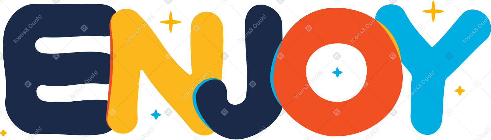 Enjoy Illustration in PNG, SVG
