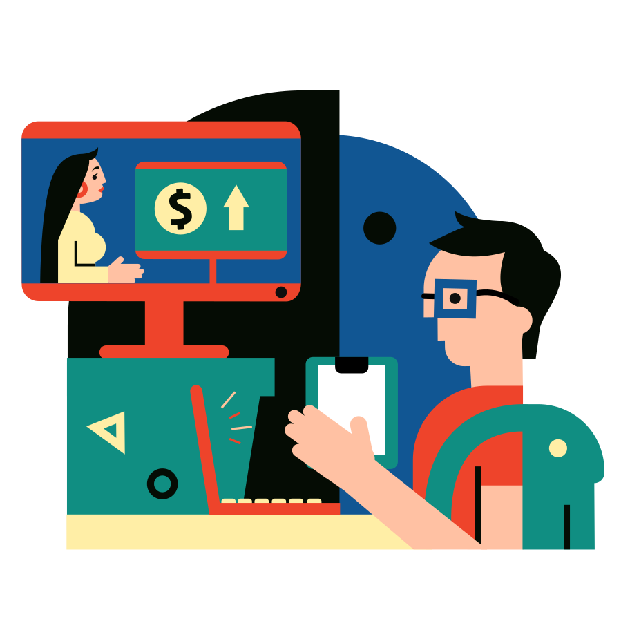 Financial literacy Illustration in PNG, SVG