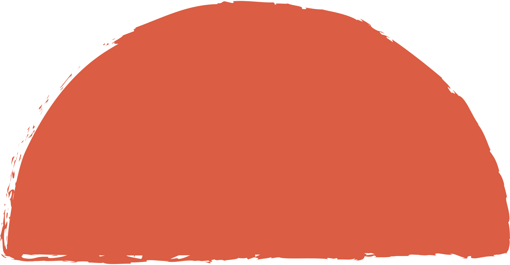 Red semicircle Illustration in PNG, SVG