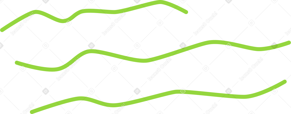 Green text lines Illustration in PNG, SVG
