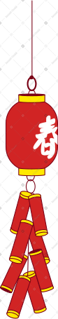 Firecracker lantern PNG, SVG