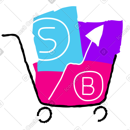 Financial Success animated illustration in GIF, Lottie (JSON), AE