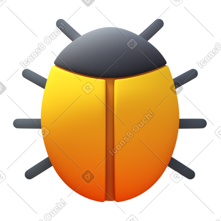 3D bug PNG, SVG