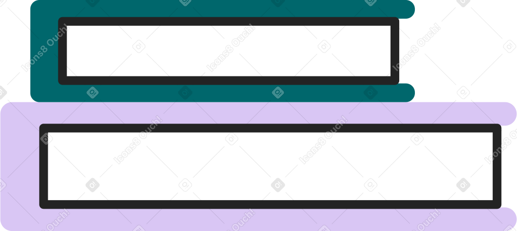 Two books Illustration in PNG, SVG