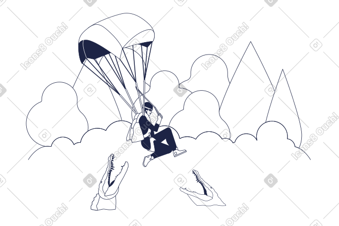 Fatal error animated illustration in GIF, Lottie (JSON), AE