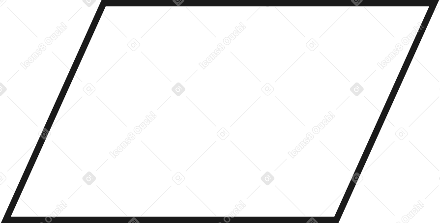 Parallelogram Illustration in PNG, SVG