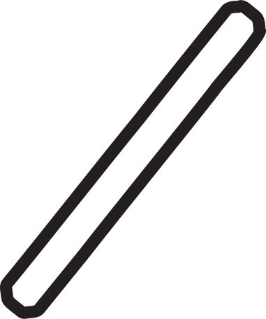 Decorative stick Illustration in PNG, SVG