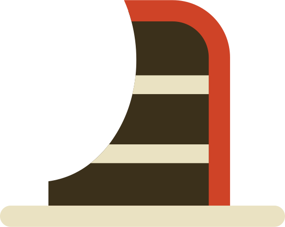 Birthday bitten piece of cake Illustration in PNG, SVG