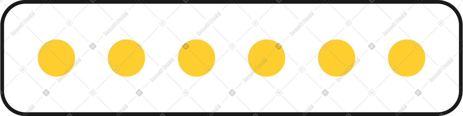 Field with password dots PNG, SVG
