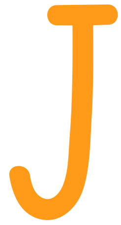 J yellow Illustration in PNG, SVG