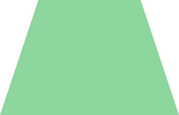 Green trapezoid Illustration in PNG, SVG