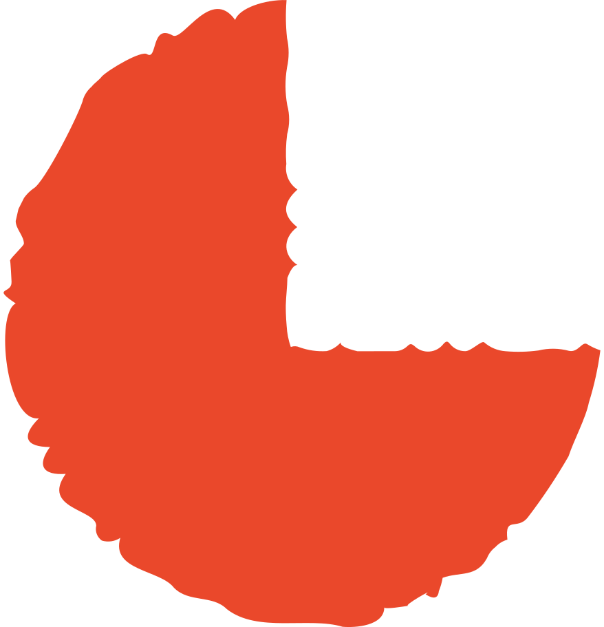 Red pie chart Illustration in PNG, SVG