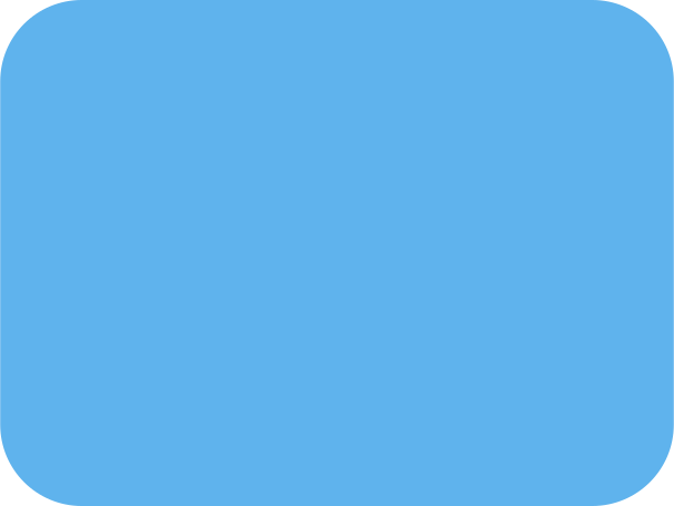 Blue rectangle with rounded corners Grafik als PNG, SVG