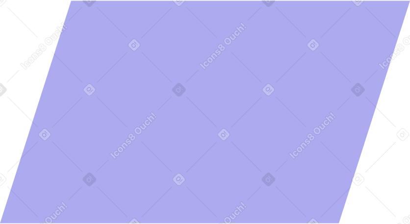 Purple parallelogram Illustration in PNG, SVG