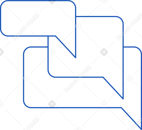 Speech bubbles PNG, SVG