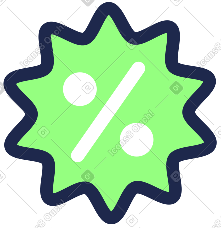 Icône de pourcentage PNG, SVG
