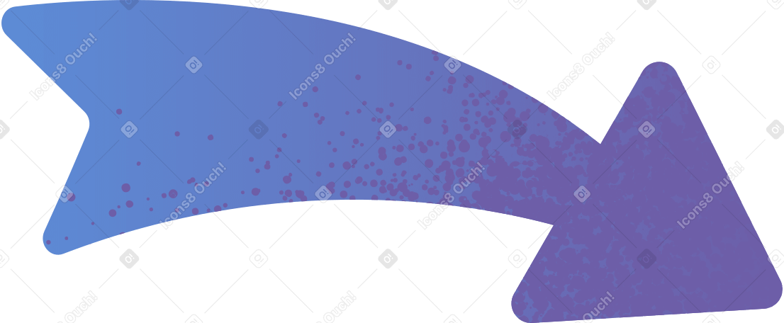 Arrow Illustration in PNG, SVG