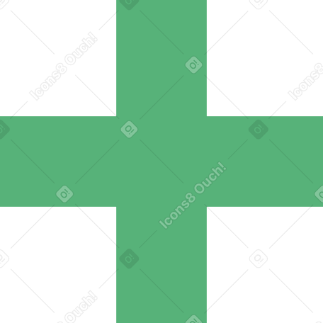 Medical cross Illustration in PNG, SVG
