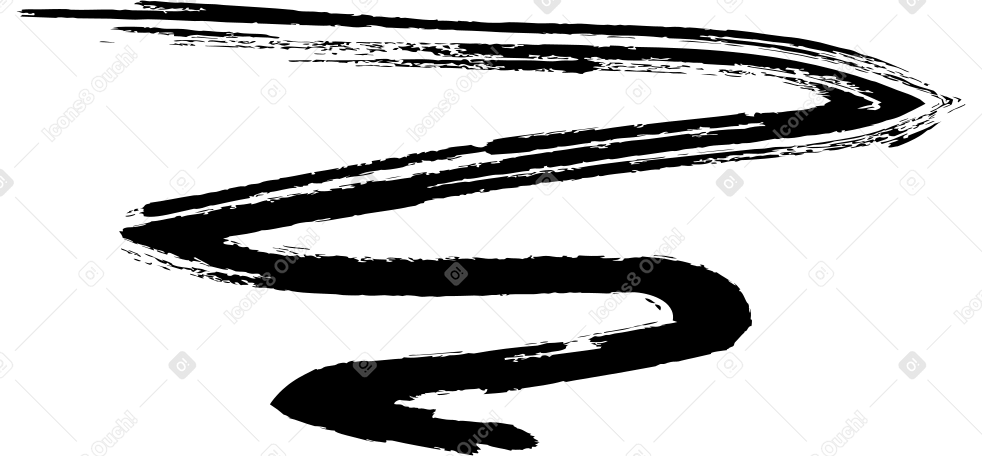 Black line Illustration in PNG, SVG