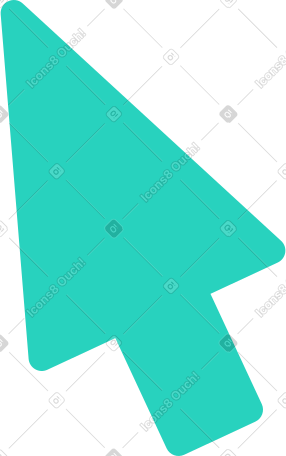 Cursor green PNG, SVG